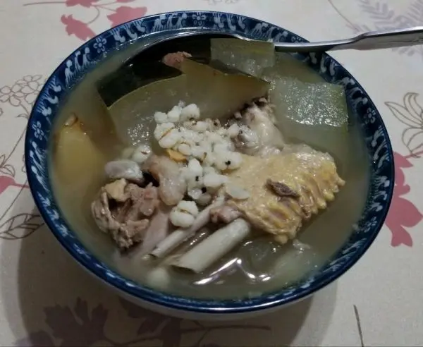 The healthy and enjoyable winter melon, barley, tangerine peel and old ...